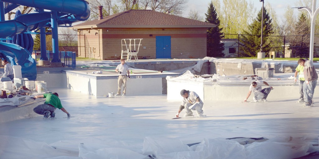 New Webster pool nears completion - Dakotafire